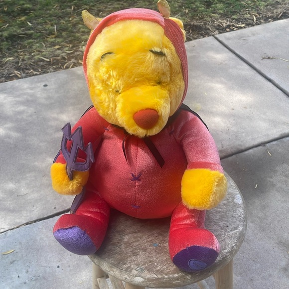 Disney | Toys | Pooh Devil Plush Disney Store Stuffed Toy Winnie The ...